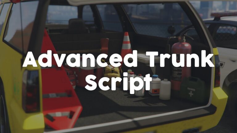 Police Vehicle Trunk - Tebex